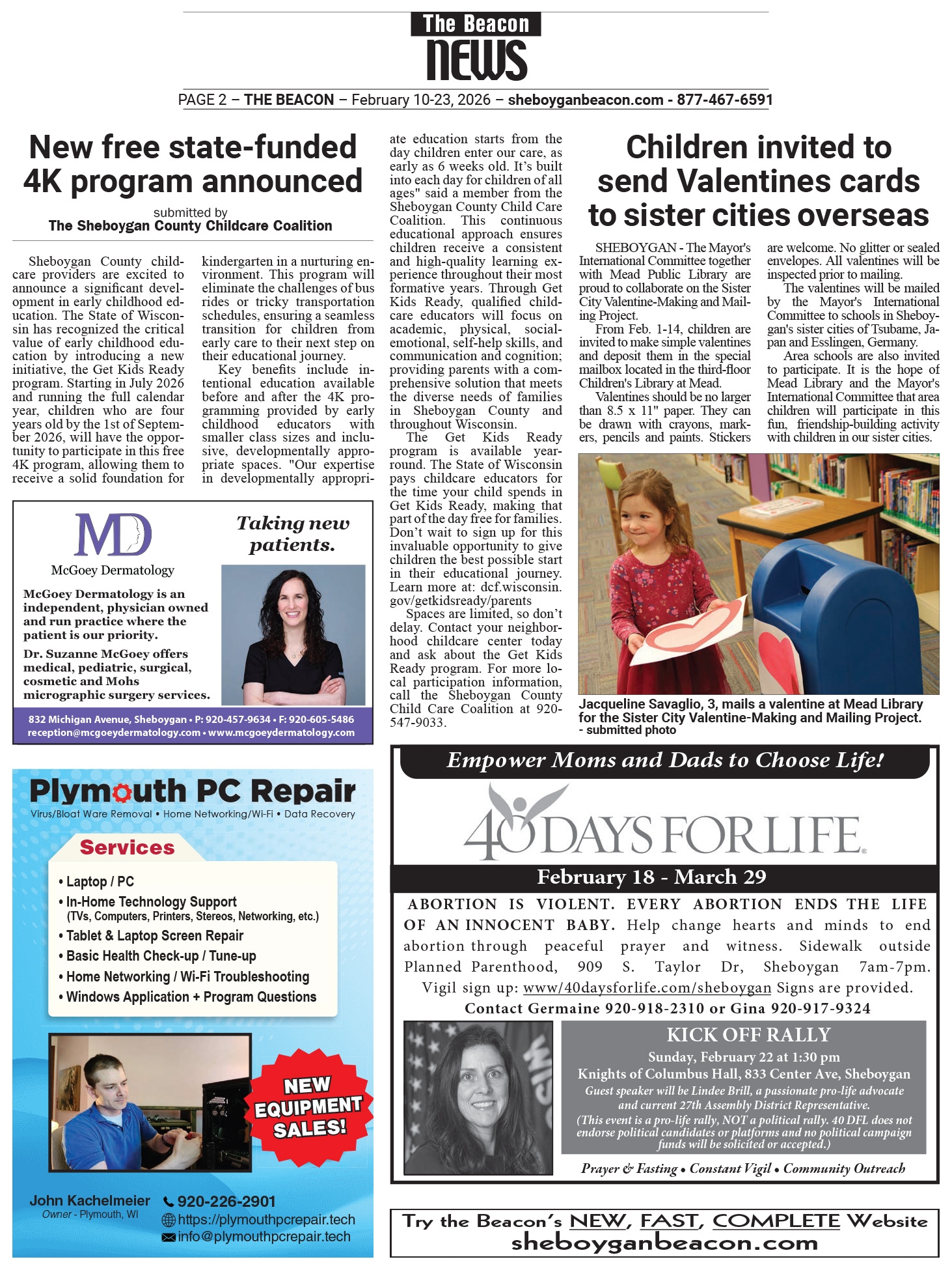 New free state-funded 4K program announced - The Beacon